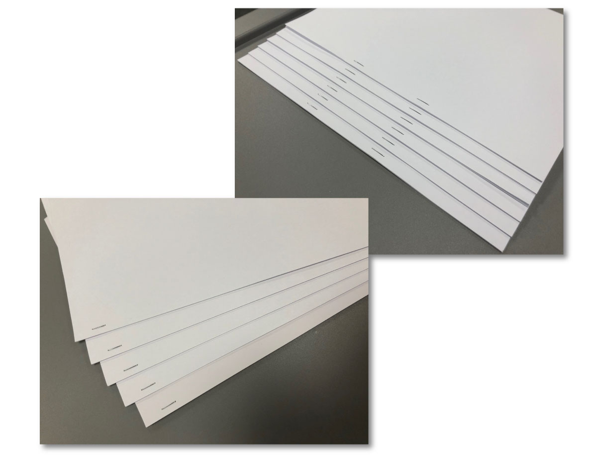 Corner or edge stapling is the fast and easy solution for producing ...