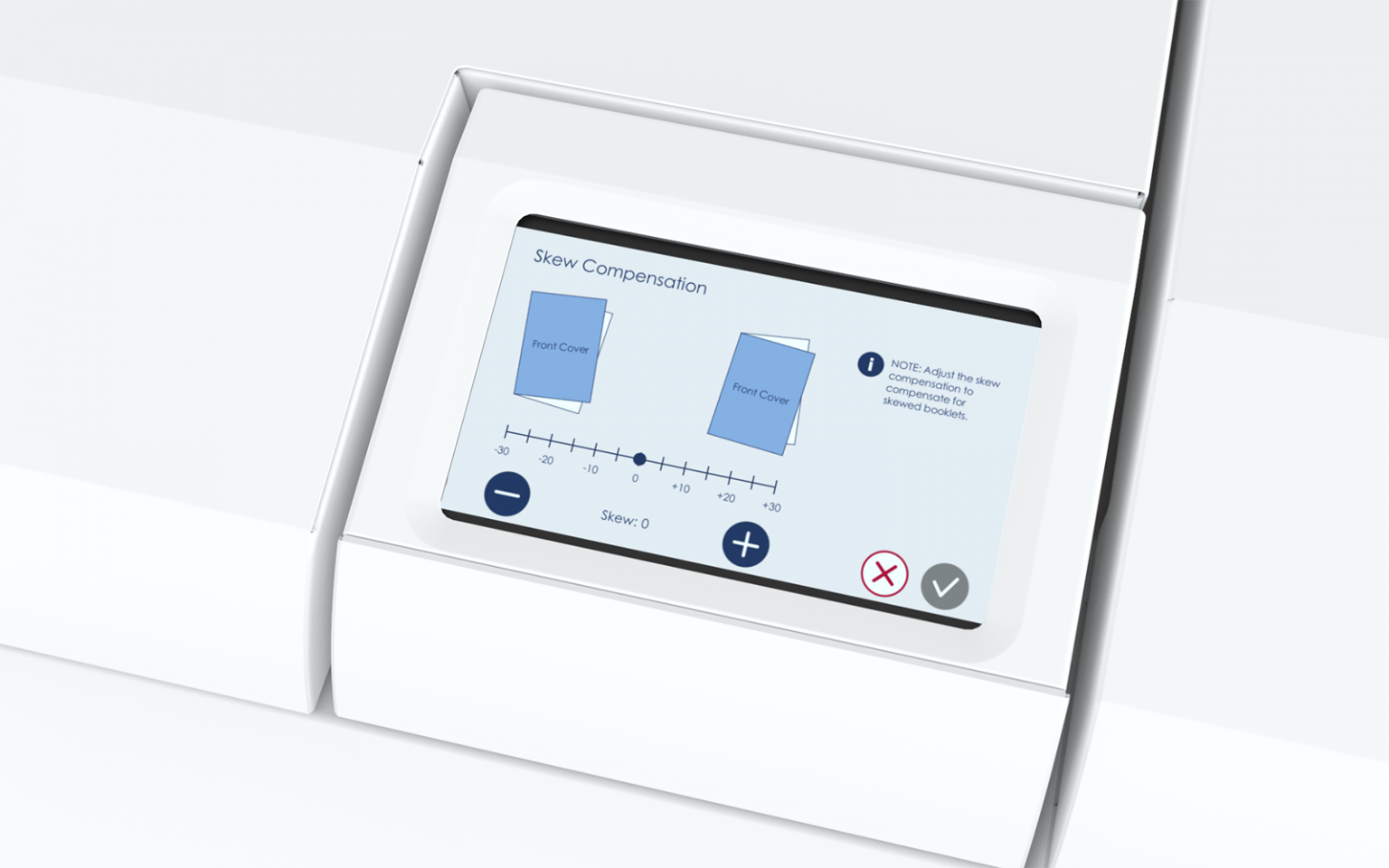 Skew Adjustment For A Perfect Result.