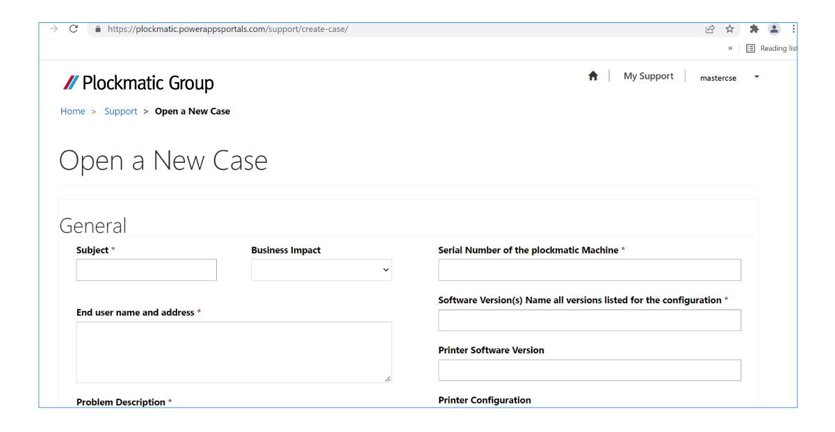 You will receive an email confirmation that your New Case has been ...