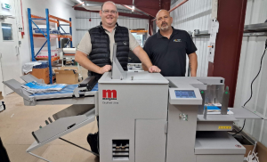 Andy Healy and Adam Jones with the UK’s first DigiFold Ultra